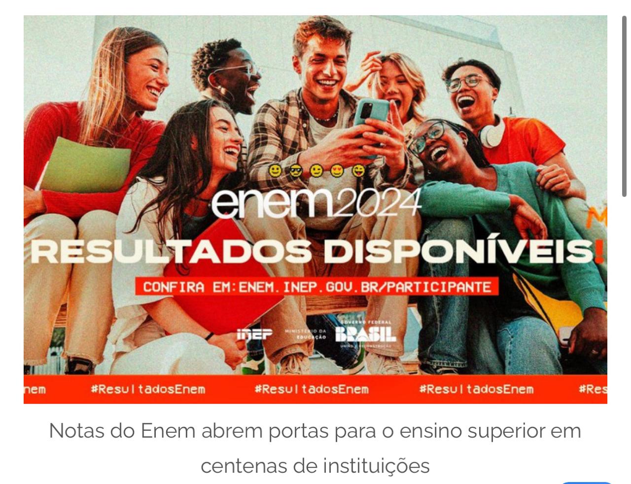 Divulgadas as notas do Enem. Saiba como conferir - A Folha Regional